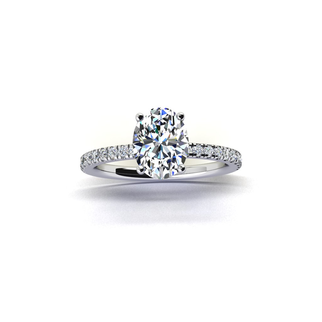 Oval Diamond Engagement Ring | Australian Diamond Brokers